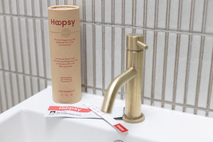 Hoopsy is a paper pregnancy test designed to tackle plastic waste ...