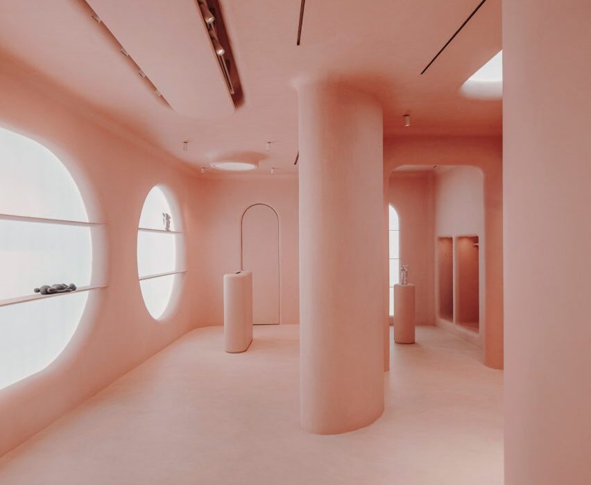 Isern Serra turns renderings into reality to form pink Moco Concept ...